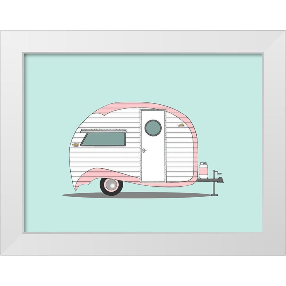 Annie Bailey Art 32x25 White Modern Wood Framed Museum Art Print Titled ...