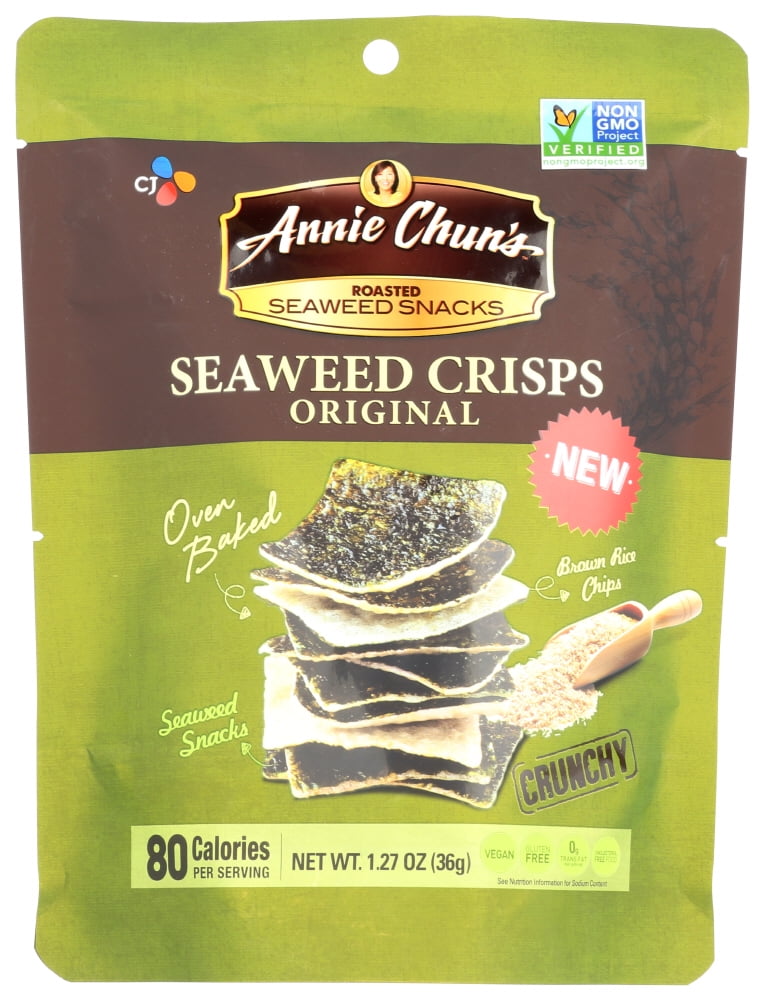 Annie Chun'S Seaweed Crisp Brown Rice, 1.27 Oz - Walmart.com