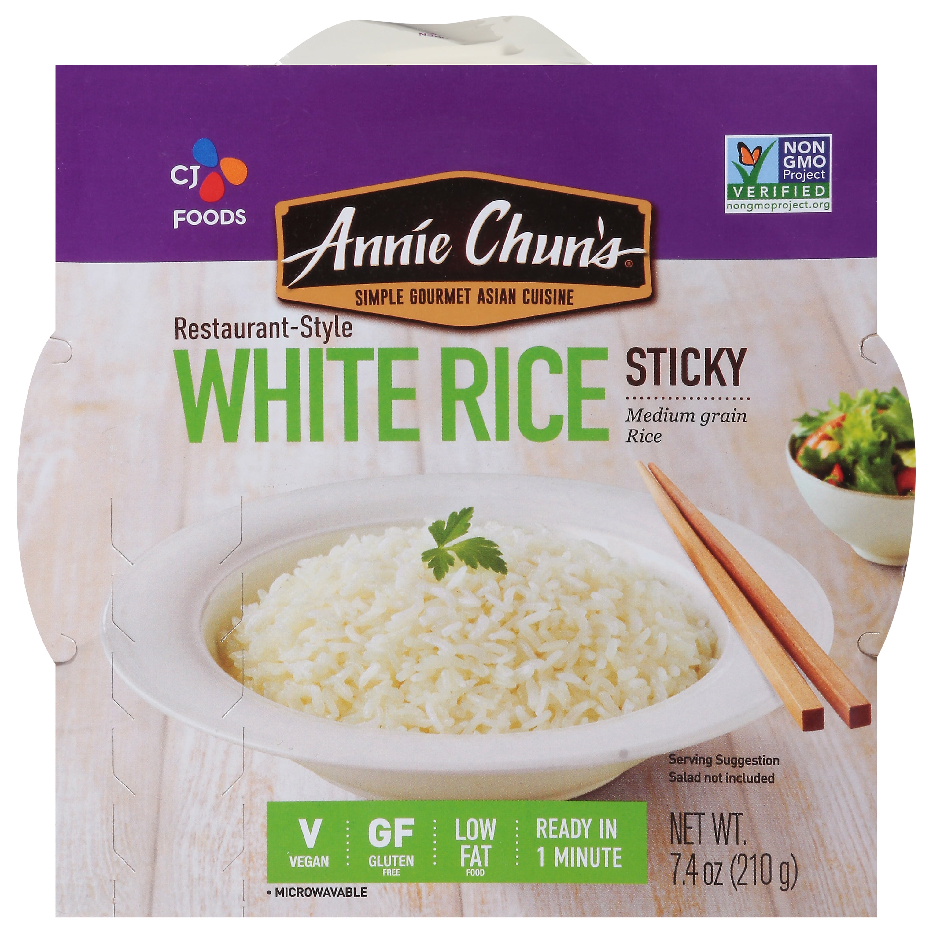 Annie Chun's Rice Express White Sticky 7.4 oz (Pack Of 12) - Walmart.com