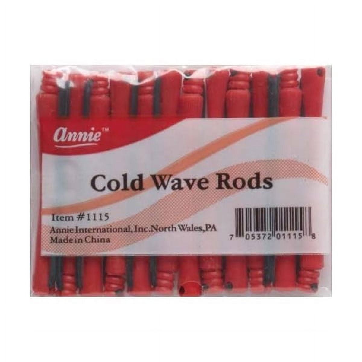 Annie Cold Wave Rods Red 1/10" Short, 12/PK, Pack of 1, 3 Packs ...