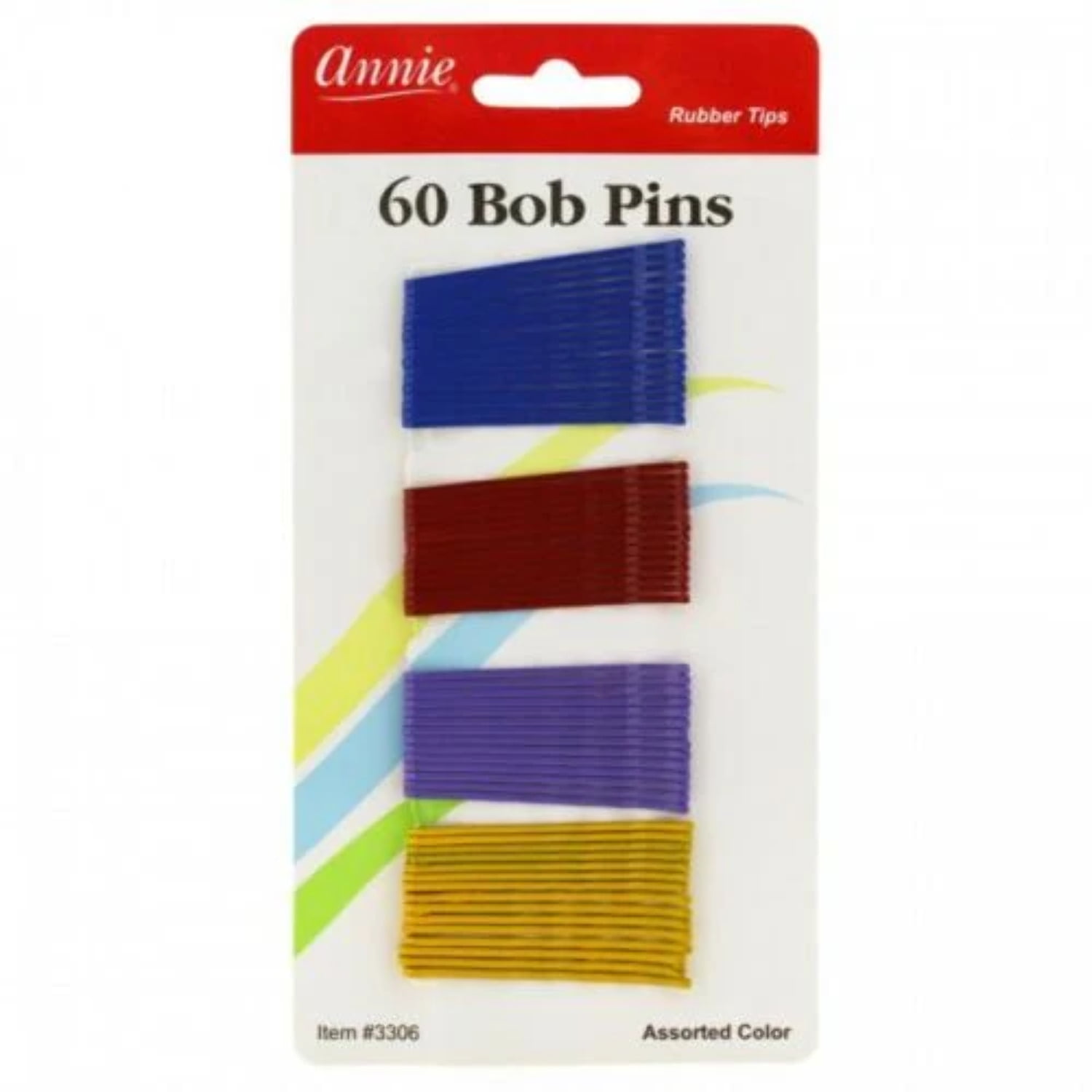 Annie Color Bob Pins 2" 60 Count - Walmart.com