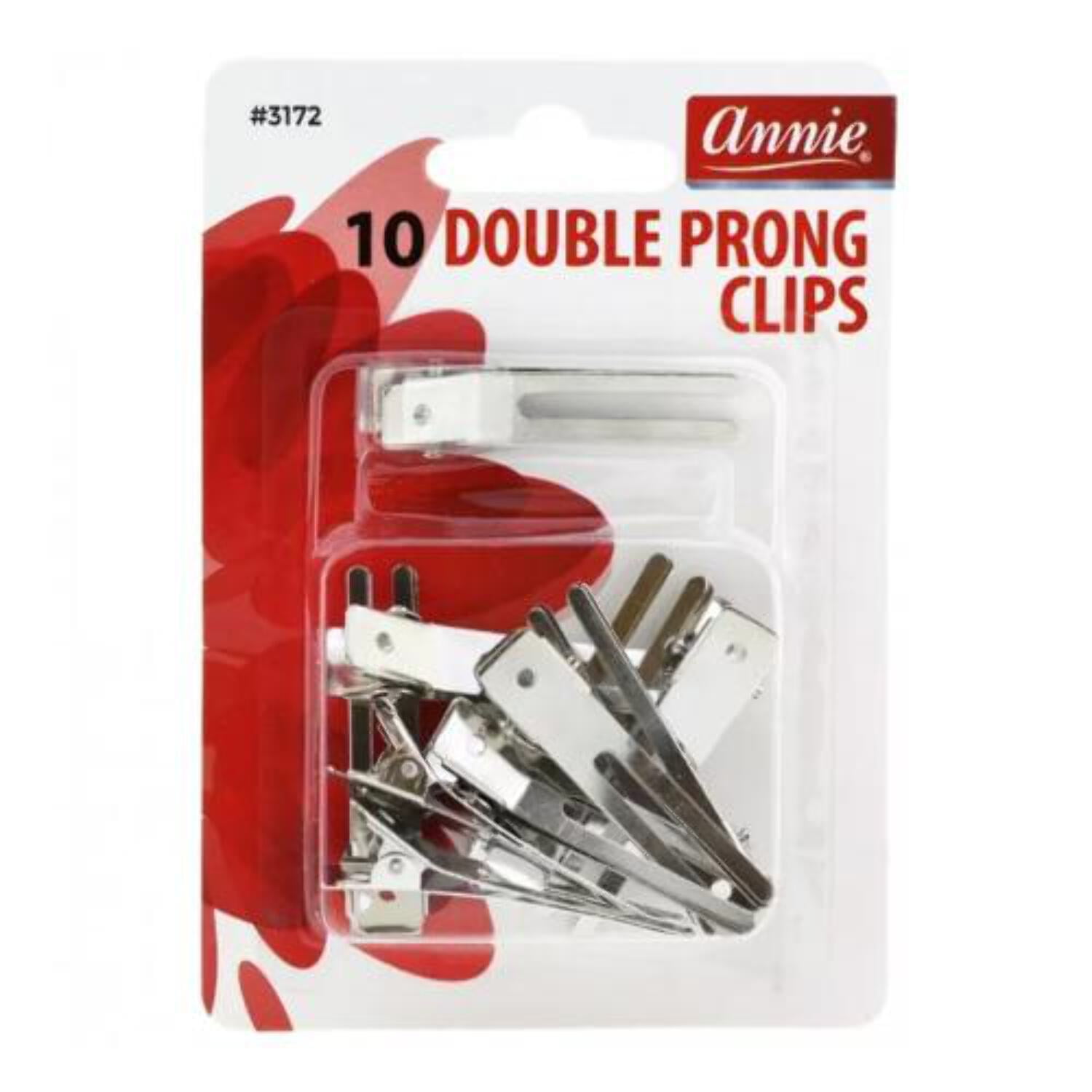 Annie Double Prong Clips 10 Pc 3172 - Walmart.com