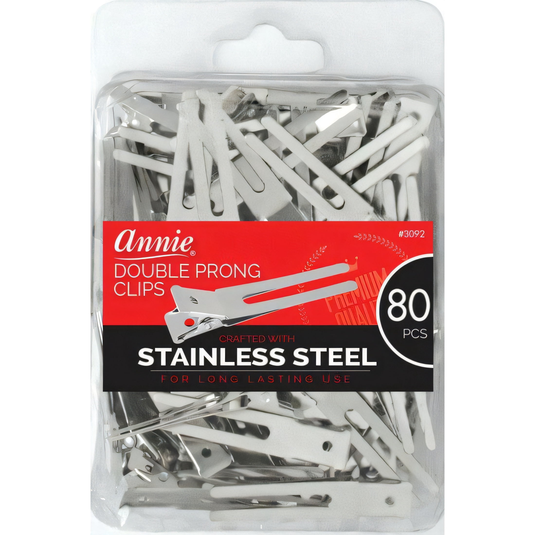 Annie Double Prong Clips 80 Ct - Walmart.com