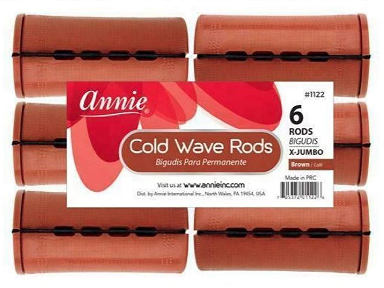 Annie Jumbo Cold Wave Rods with Rubber Band for Hair Curling and Perm ...