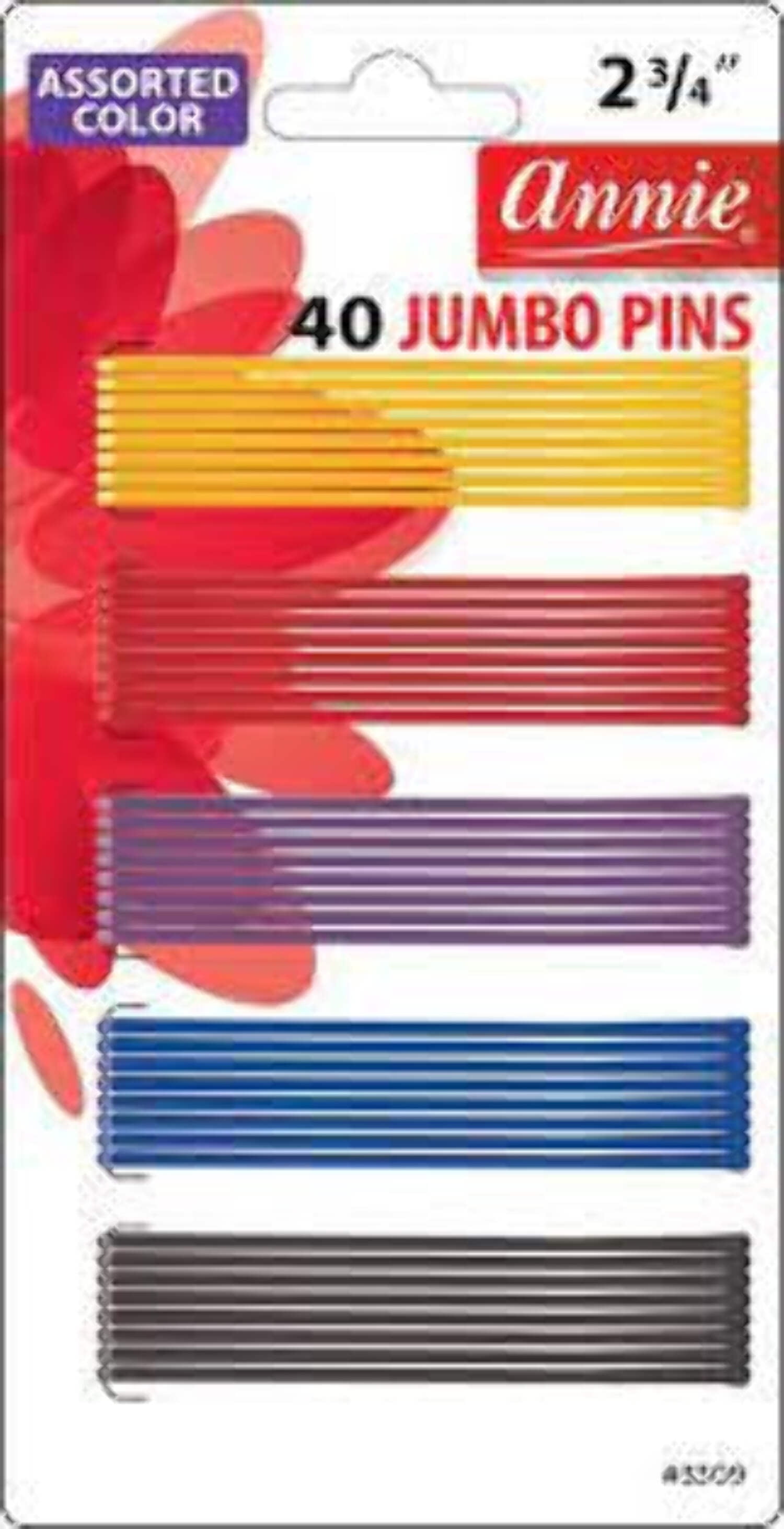 Annie Jumbo Pins 2 3/4" 40Ct - Walmart.com
