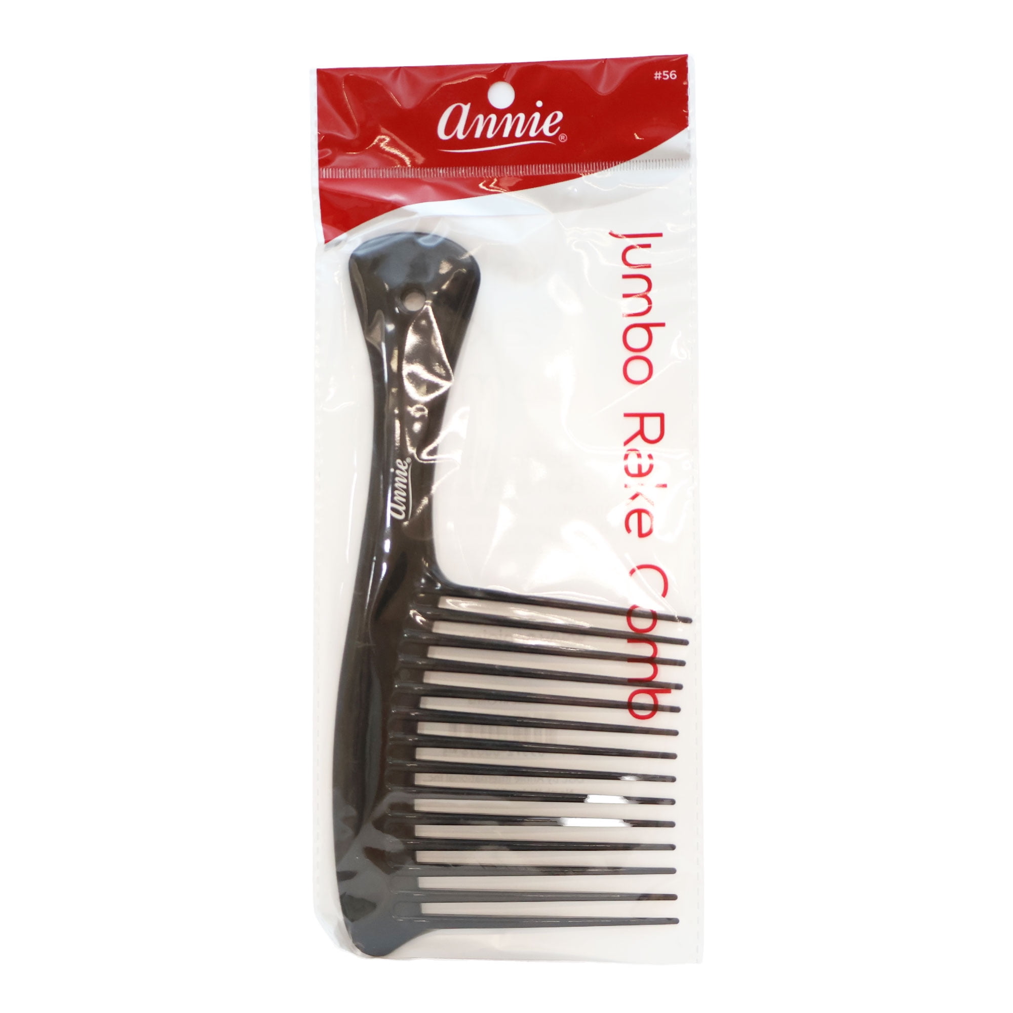 Annie Jumbo Rake Comb - Black 8.5" - Walmart.com