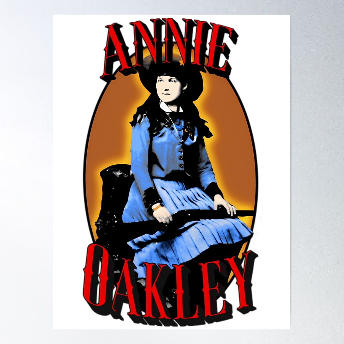 Annie Oakley Poster, 12x18 UNFRAMED - Walmart.com