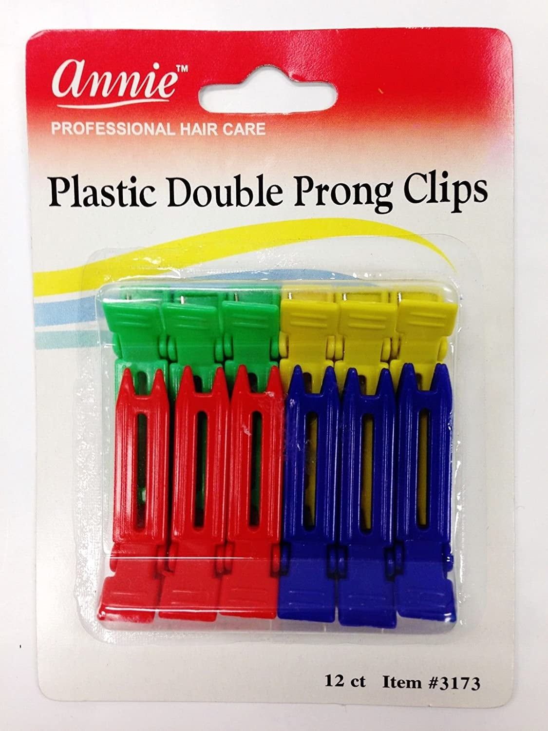 12 Plastic Double Prong Clips - Walmart.com