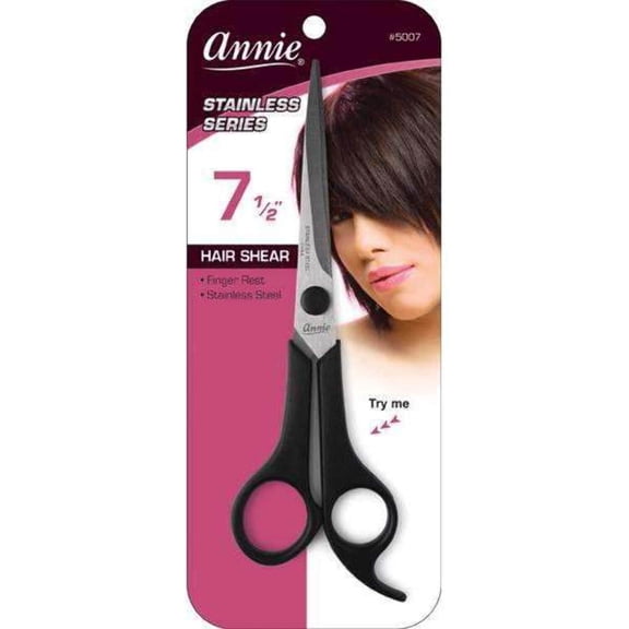 Annie, Hair Shears, 5 1/2" #5004, Stainless Steel, Ergonomic Handles ...