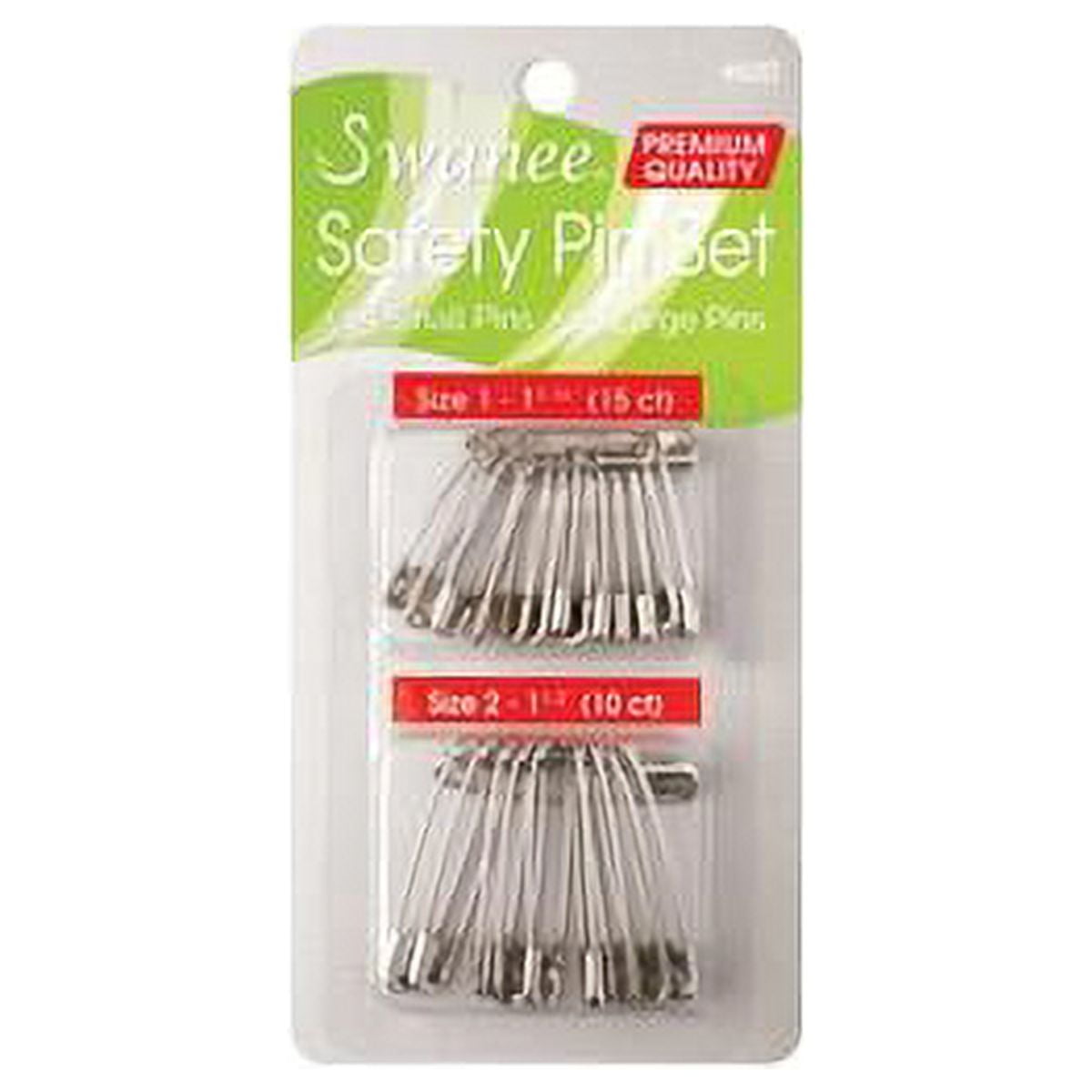 Annie Safety Pins Set 2 Size,Pack of 25,12 packs - Walmart.com