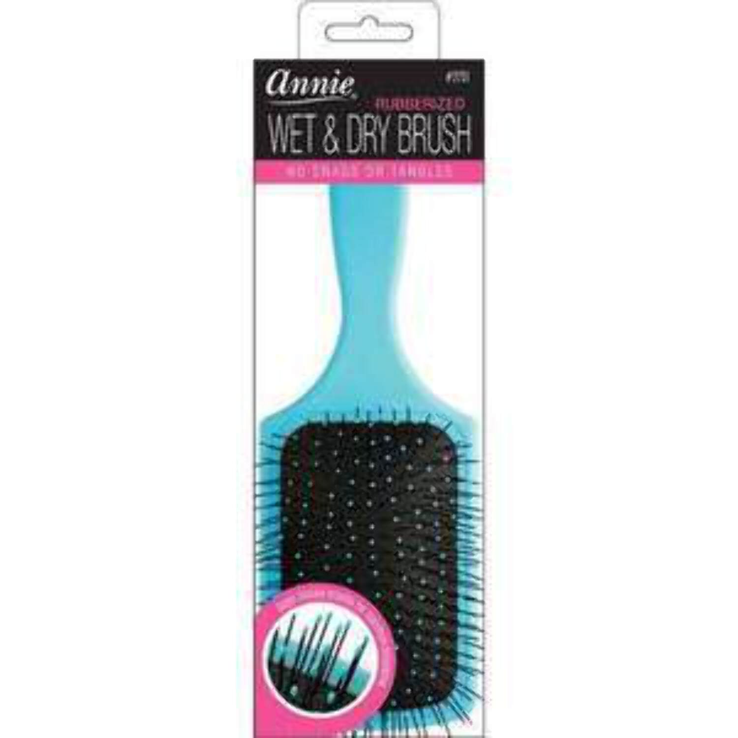 Annie Wet Dry Paddle Brush Teal (2751) - Walmart.com
