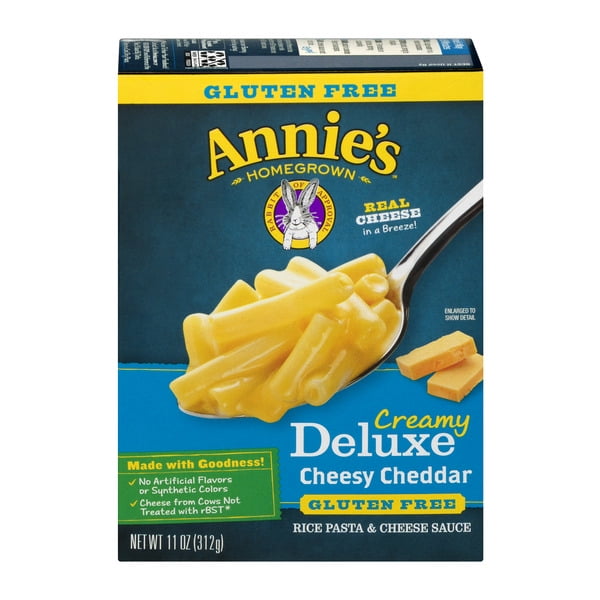 Annie's Deluxe Gluten Free Mac and Cheese Sauce, Shells and Classic ...