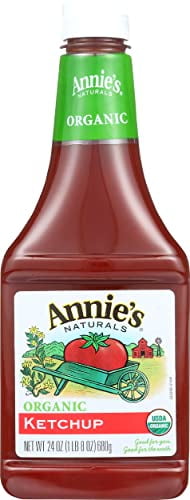 Annie's Homegrown Organic Ketchup, Gluten Free & USDA Certified Organic ...