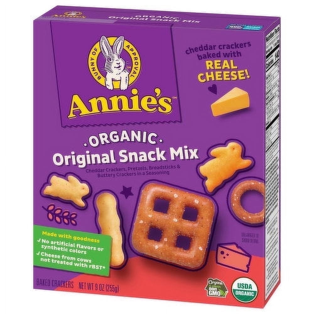 Annie's Homegrown Organic Snack Mix Original -- 9 oz Pack of 4 ...