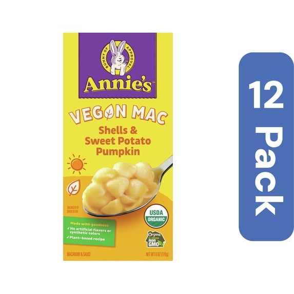 Annie's Homegrown Shells & Creamy Sauce Pasta 6 oz (Pack Of 12 ...