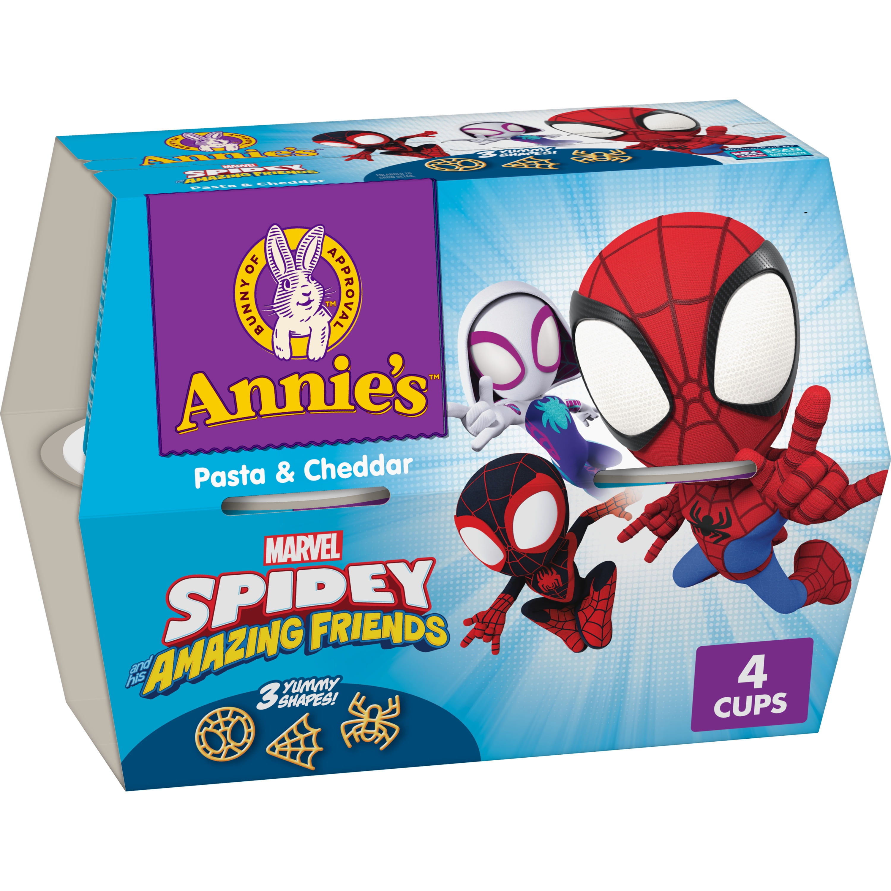 Annie's Marvel Spidey and His Amazing Friends Mac and Cheese, Pasta and ...