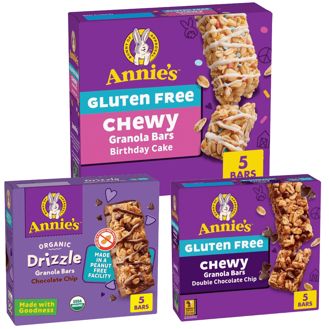 Annie's Organic Granola & Snack Bar Variety Pack – 3 Pack (15 Bars ...