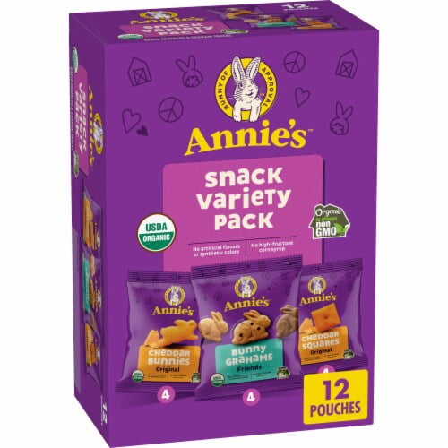 Annie's Organic Snack Variety Pack 12 ct / 0.92 oz - Pack of 2 ...