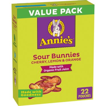 Annie's Homegrown, Organic Bunny Fruit Snacks, Summer Strawberry, 4 oz ...