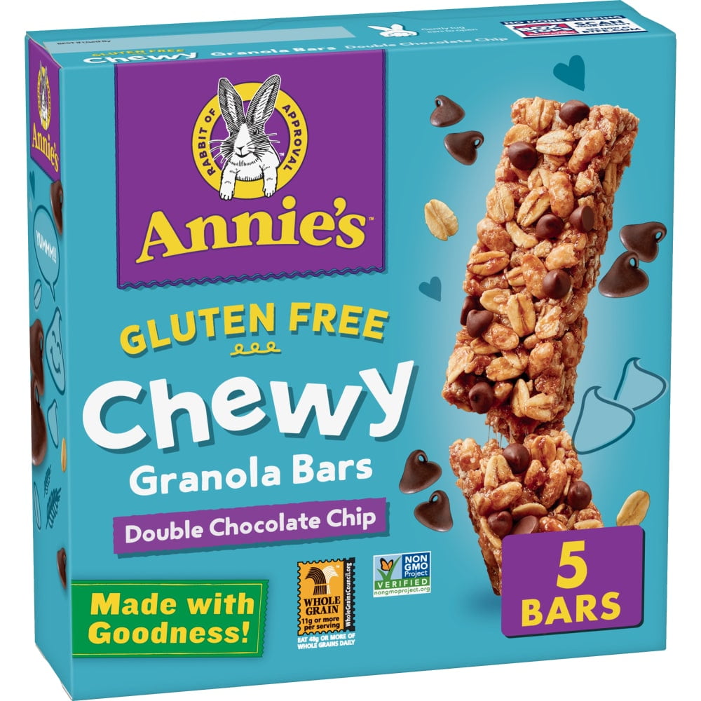 Annies Gluten Free Double Chocolate Chip Chewy Granola Bars - 5 ct / 0. ...