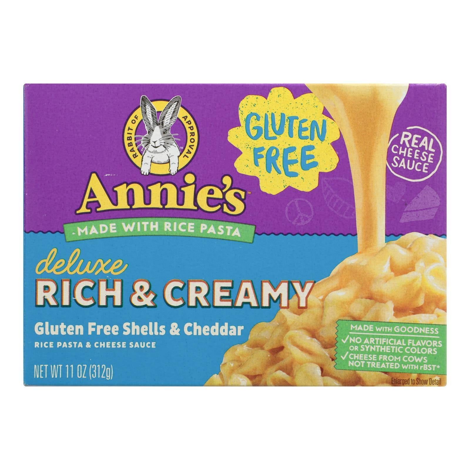 Annies Homegrown Rice Pasta Dinner - Creamy Deluxe - Rice Pasta and ...