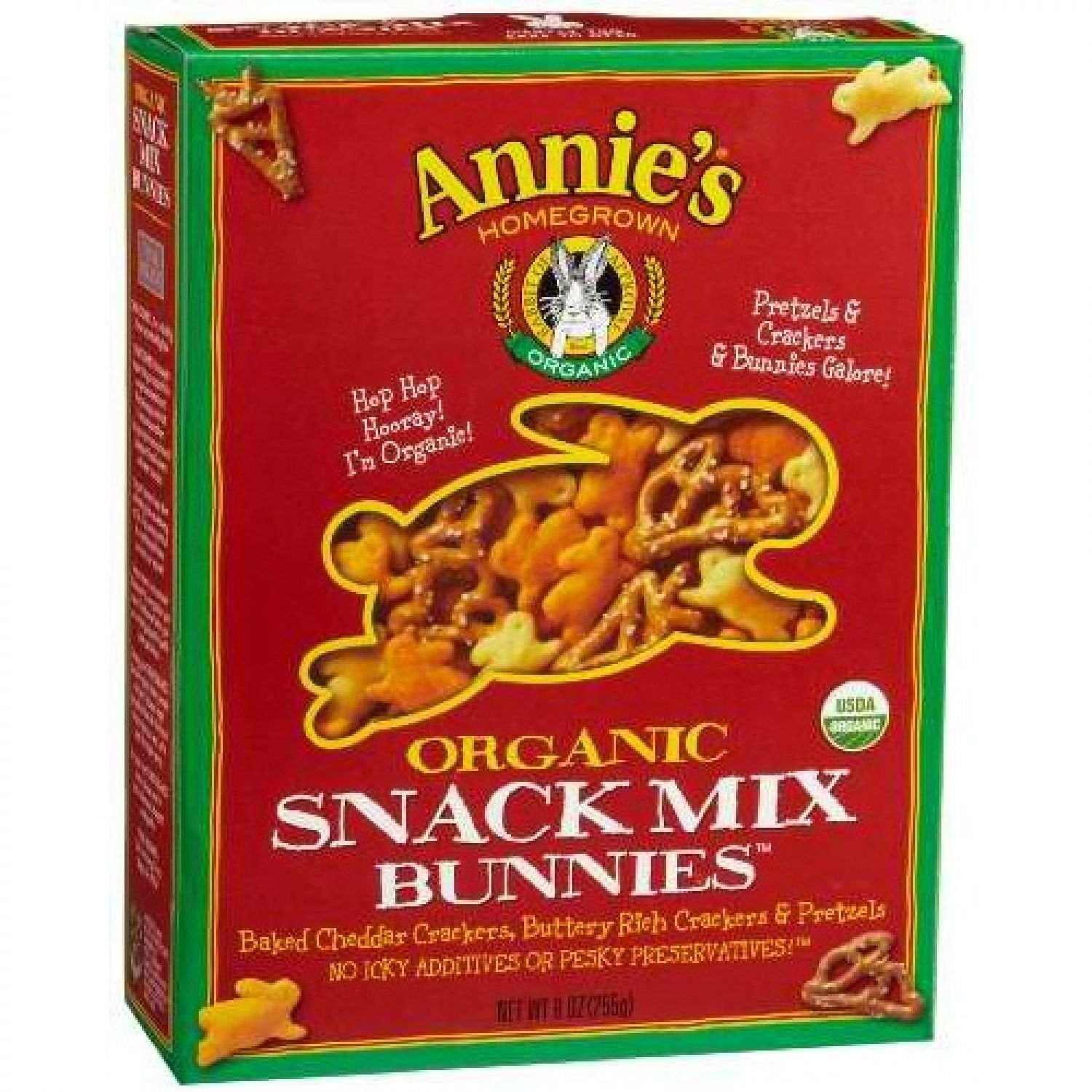 Annies Organic Assorted Crackers And Pretzels Snack Mix, 9 Oz Packaging ...
