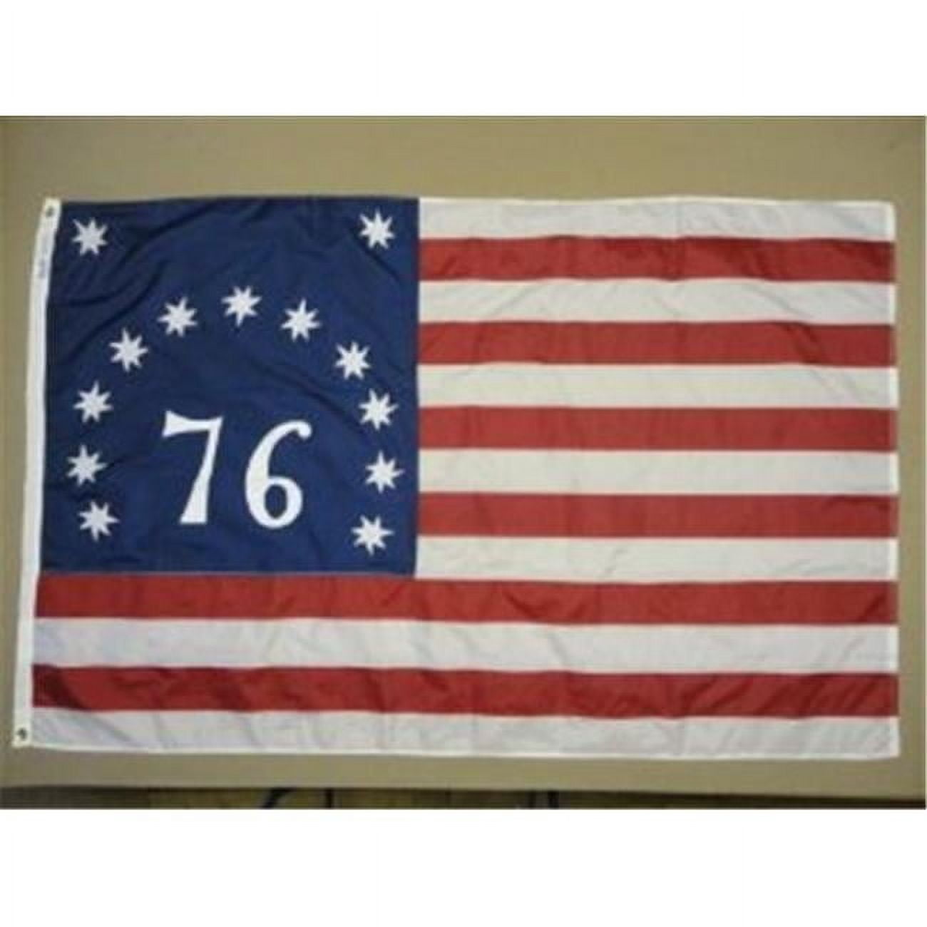 Annin Flagmakers 315230 4 ft. X 6 ft. Nyl-Glo Bennington Flag- Sewn ...