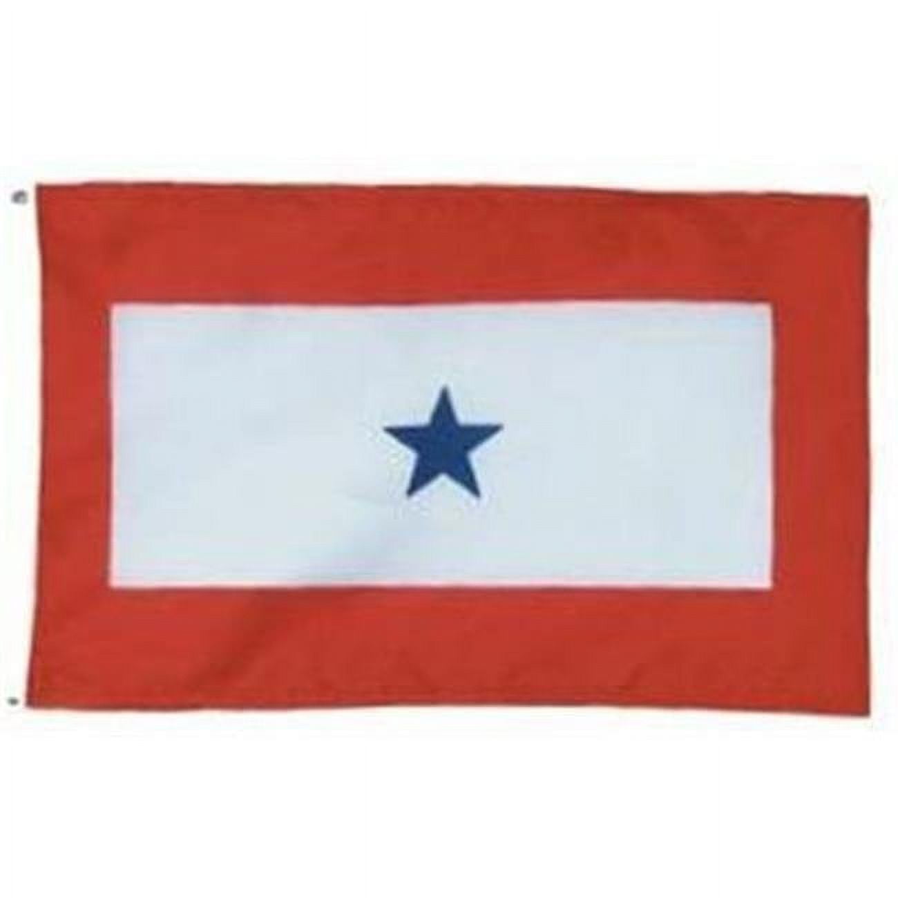 Annin Flagmakers 440402 Service Star Flag -Nyl-Glo-3 ft. X 5 ft ...