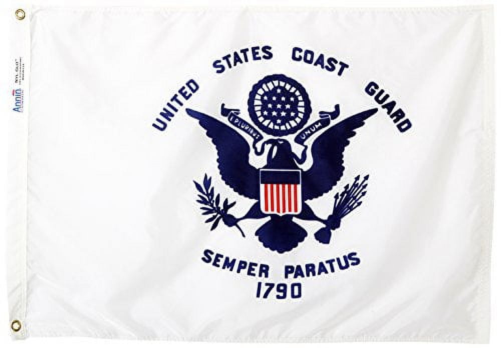 Annin Flagmakers Model 439039 U.S. Coast Guard Military Flag Nylon ...