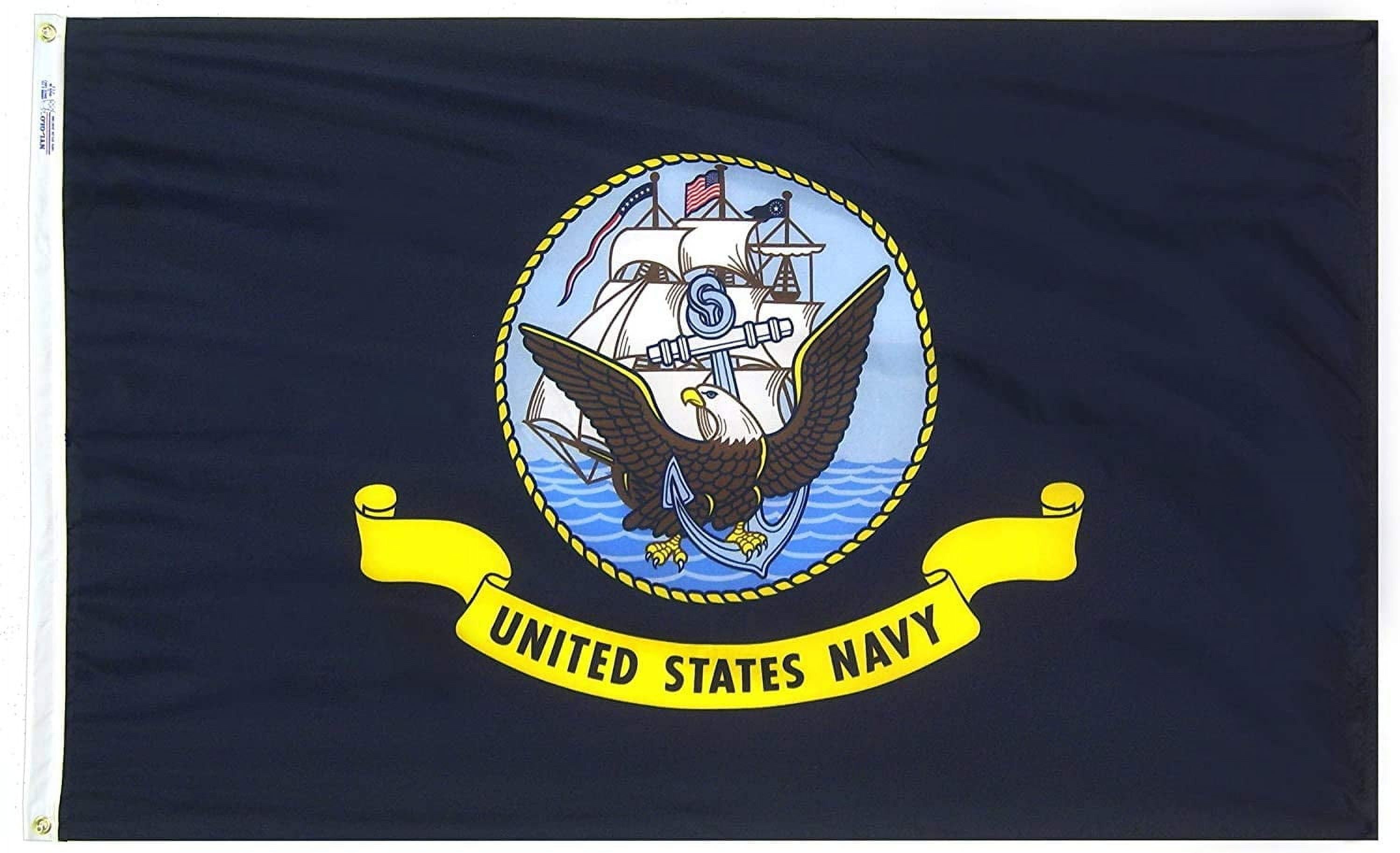 Annin Flagmakers U.S. Navy Military Flag USA-Made to Official ...