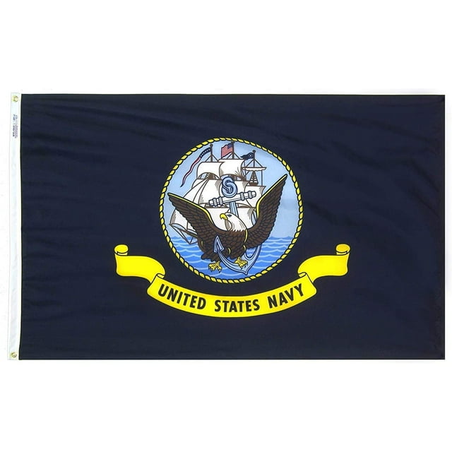 Annin Flagmakers U.S. Navy Military Flag USA-Made to Official ...