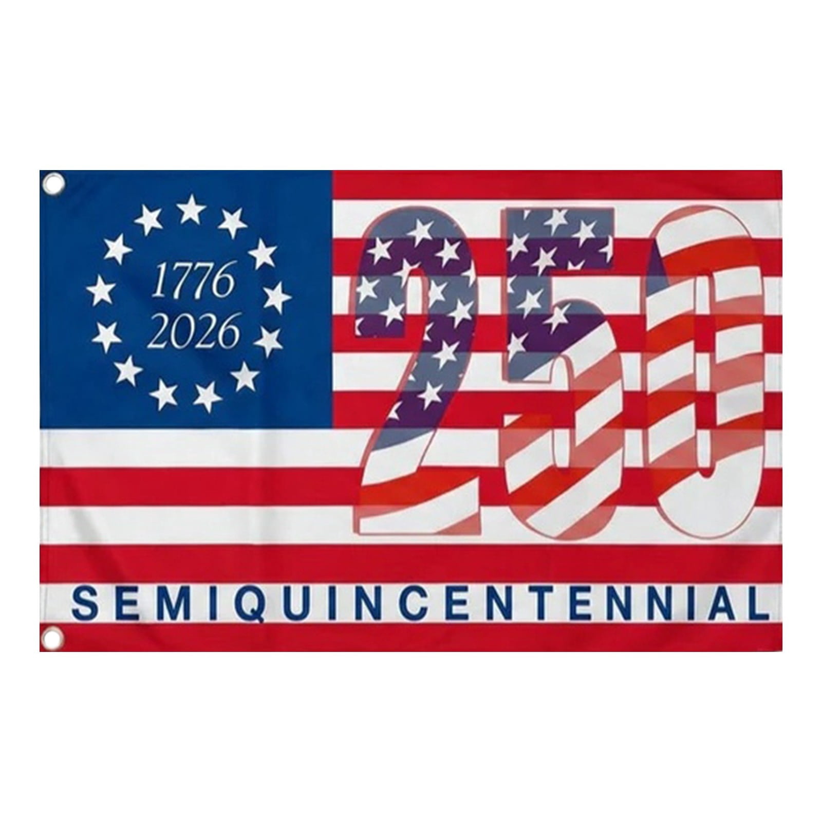 Anniversary Commemorative Flag 250th Celebrating Historic Moments ...