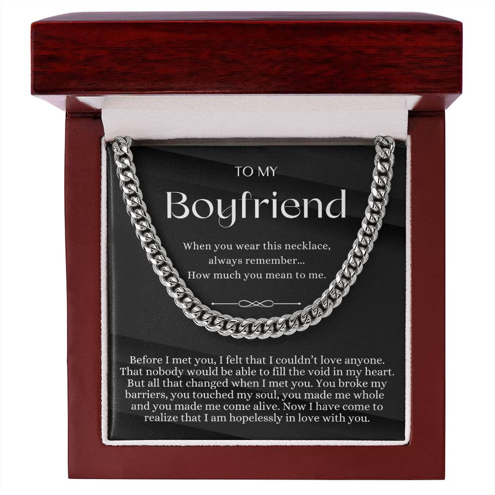 Anniversary Gift for Him, Chain for him, Promise Necklace To My ...