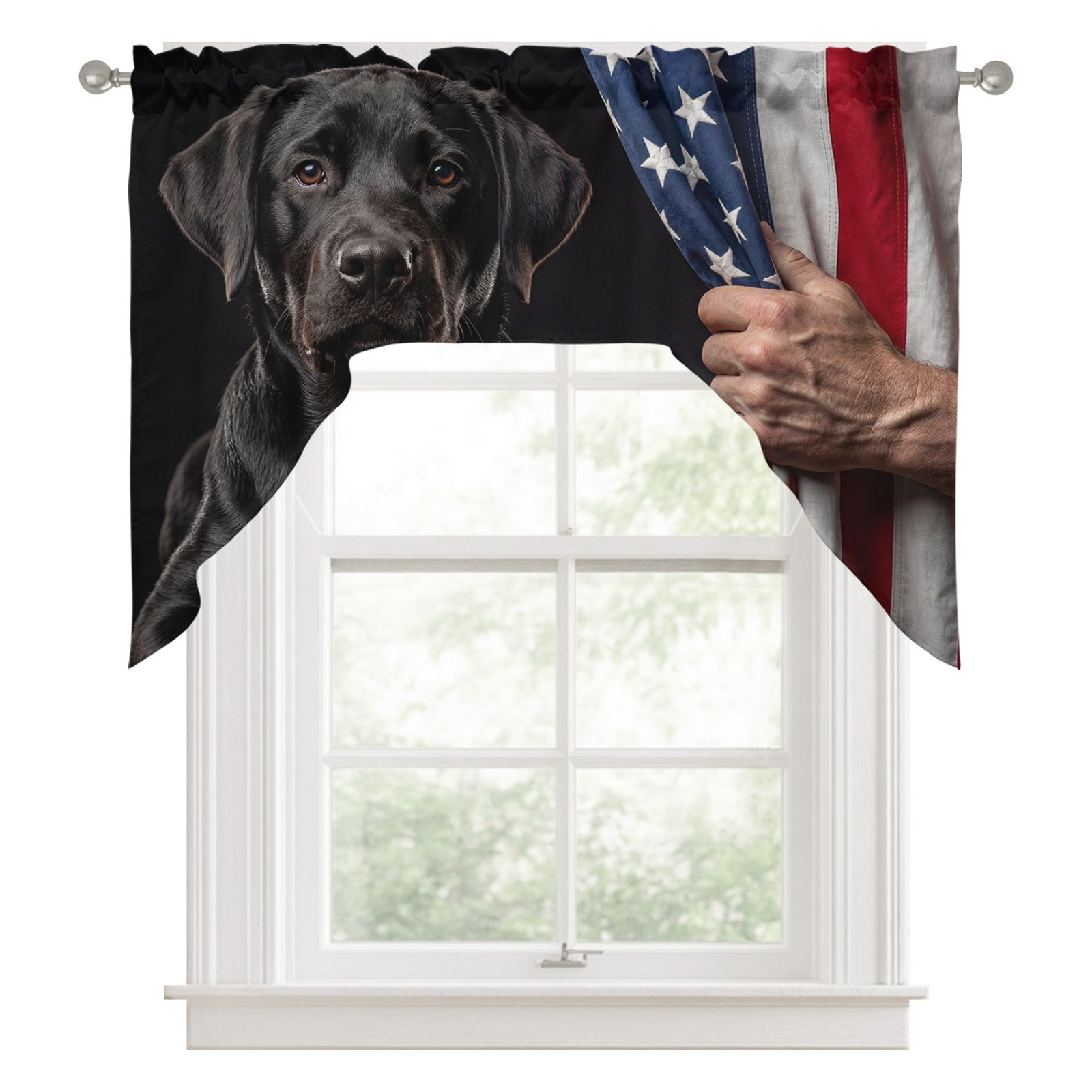 Anniversary Kitchen Curtains Swag Valance for Windows/Bathroom/Cafe ...
