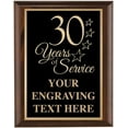 Anniversary Plaques - 7x9 30 Years of Service Anniversary Recognition ...