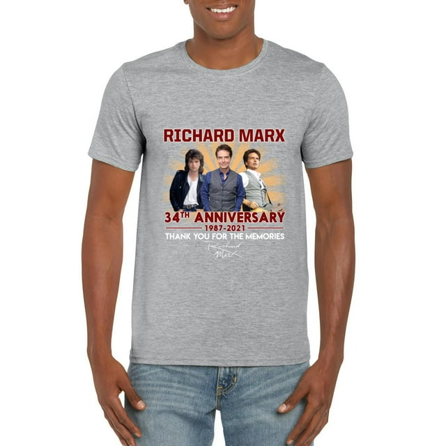 Anniversary Richard Marx Pop Rock Music Star Fan 80s 90s T-Shirt, for ...