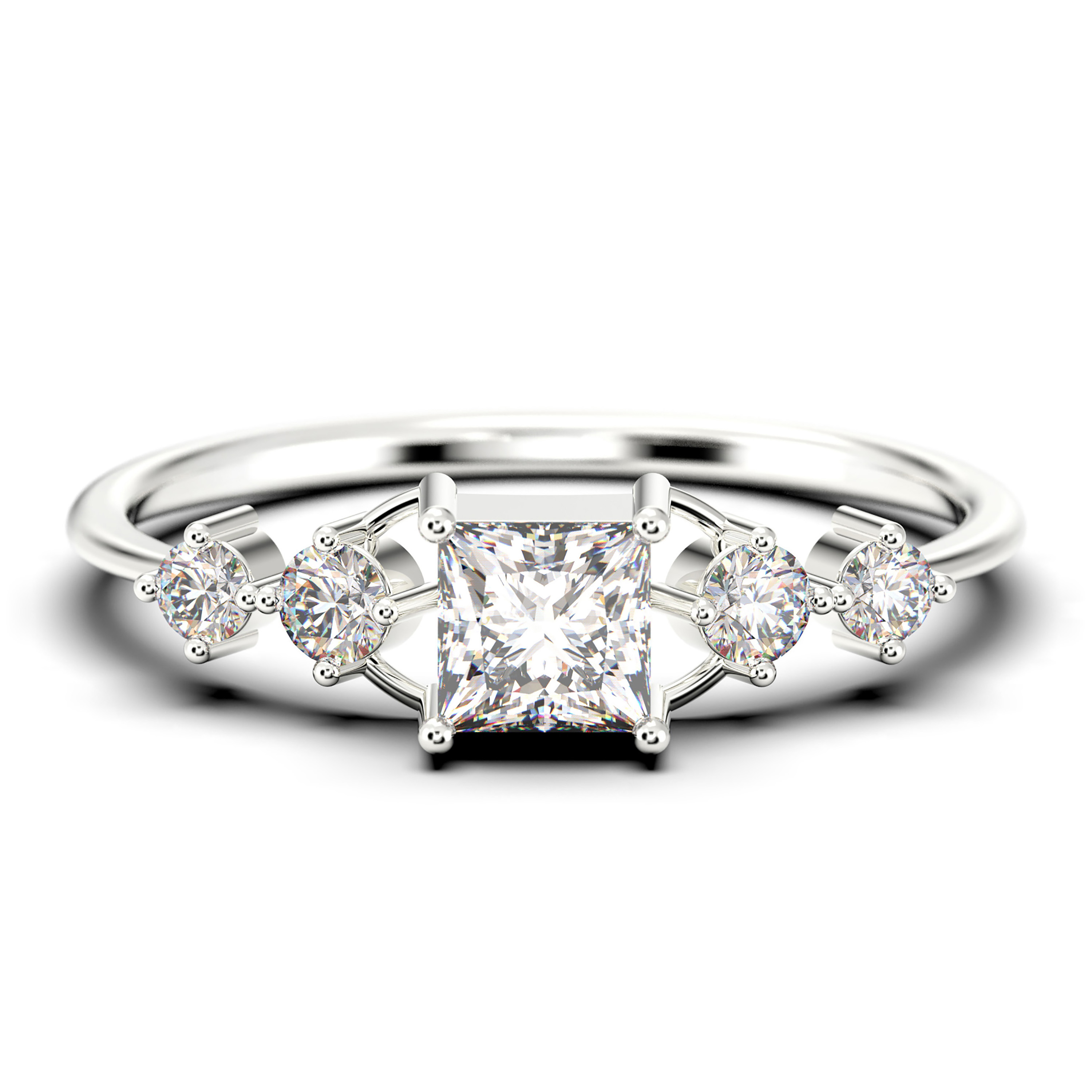 Sterling Silver Hug Ring for Women Girls Adjustable Minimalist Hugging ...