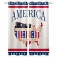 Anniversary USA Flag Blackout Curtains for Bedroom/Living Room, Thermal ...