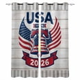 Anniversary USA Flag Blackout Curtains for Bedroom/Living Room, Thermal ...