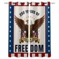 Anniversary USA Flag Blackout Curtains for Bedroom/Living Room, Thermal ...