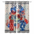 Anniversary USA Flag Blackout Curtains for Bedroom/Living Room, Thermal ...
