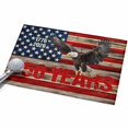Anniversary USA Flag Entryway Rug 2x3ft Washable Non Slip Bathroom Rug ...