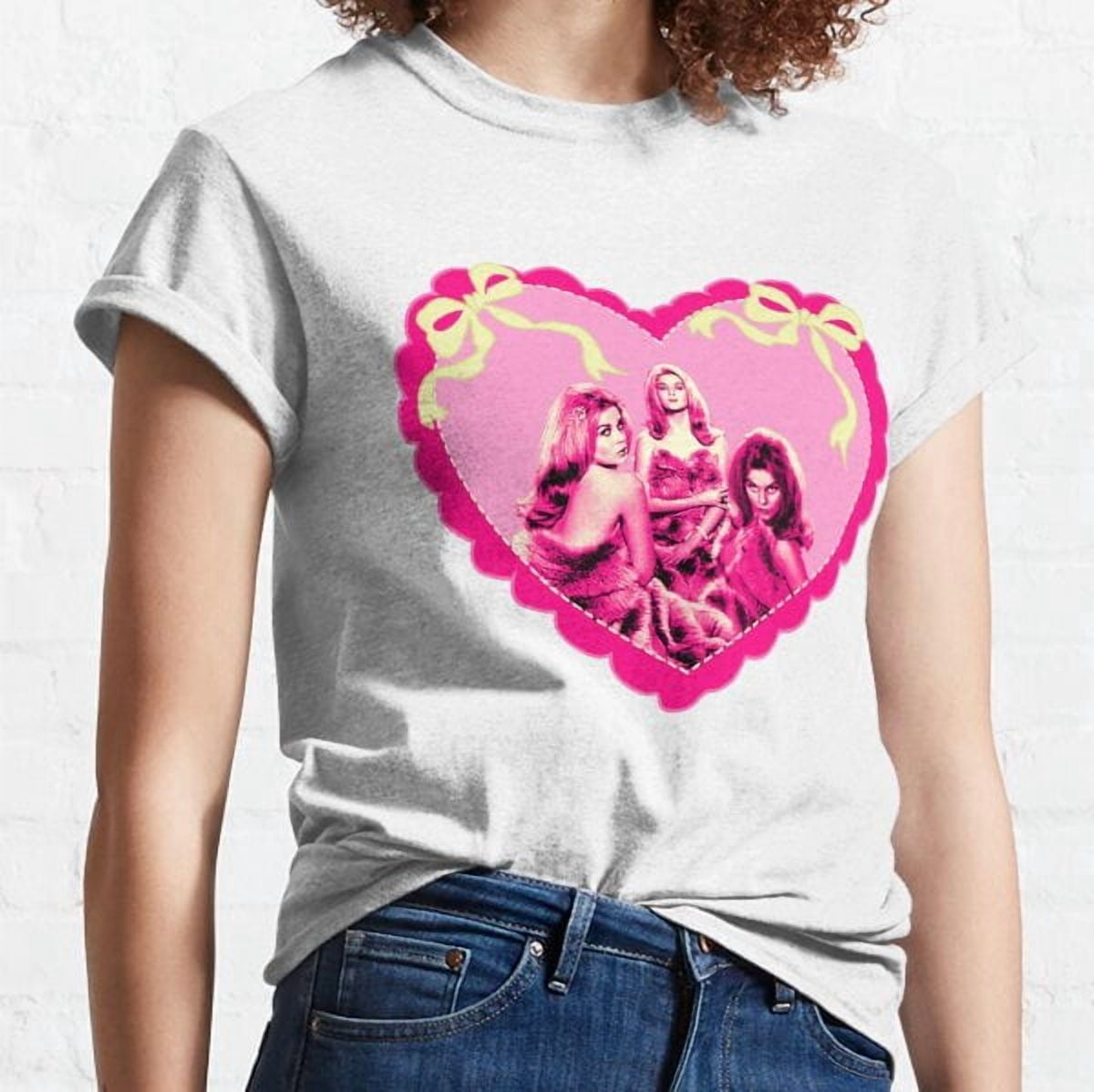 Annmargret Pink Coquette Heart Bow Frame Version 1 Classic T-shirt ...