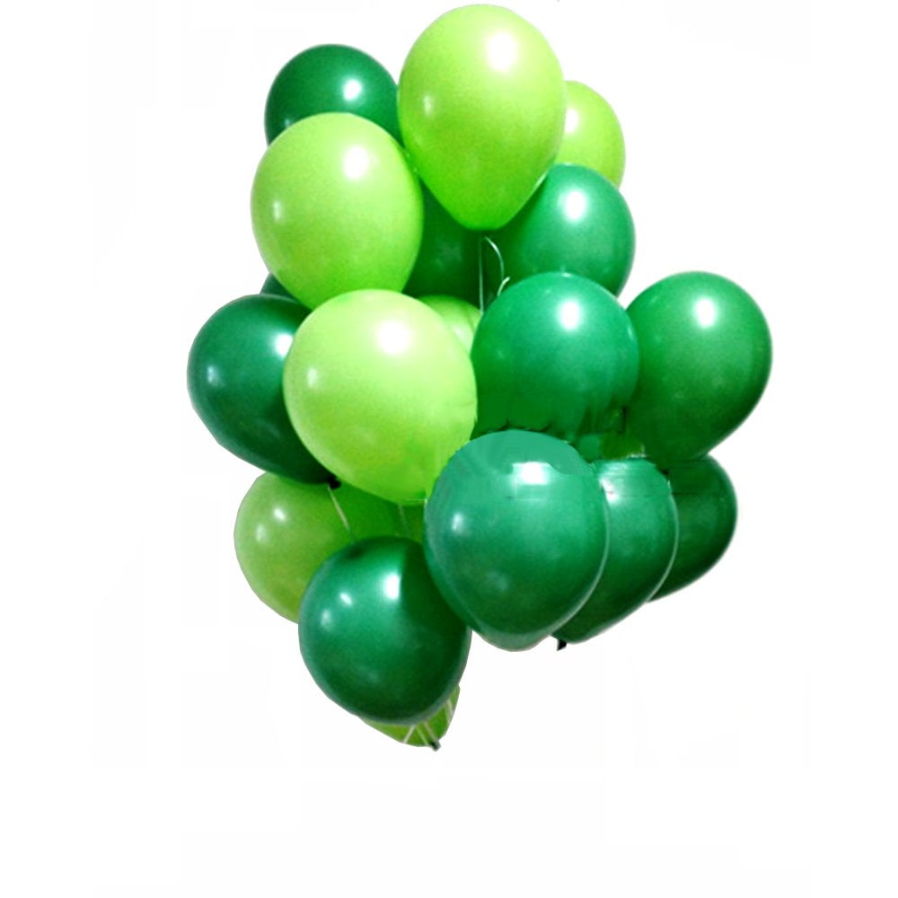 AnnoDeel 50 Pcs 12inch ZS23 Green Balloons, Light Green Balloons and ...