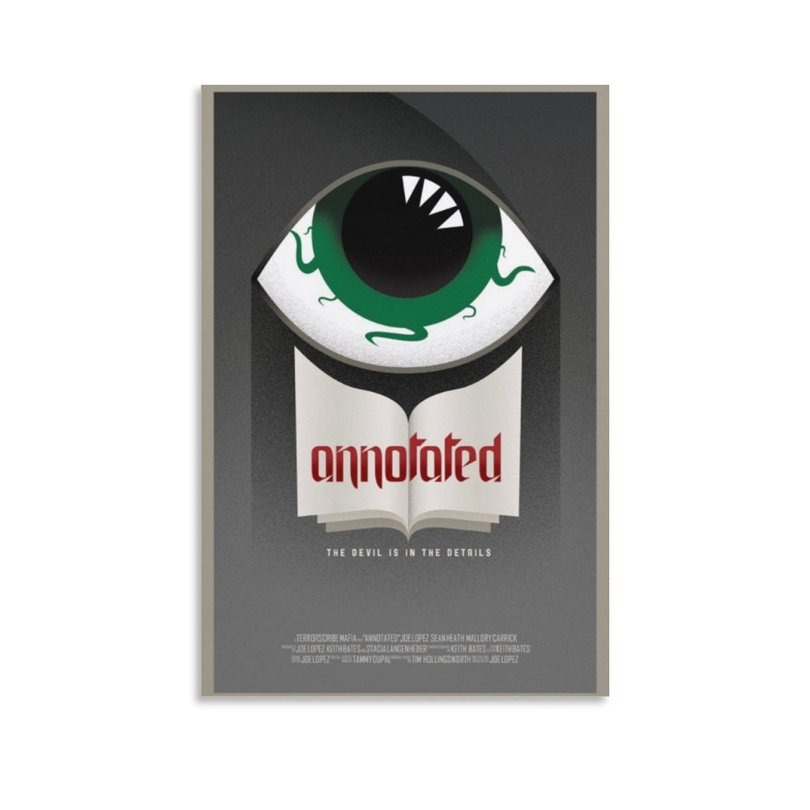 Annotated Posters Wall Art Painting Canvas Gift Living Room Prints ...