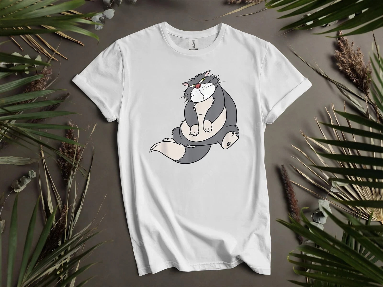 Annoyed Cute Lucifer Cat Cinderella Disney Classic Villain T-shirt ...