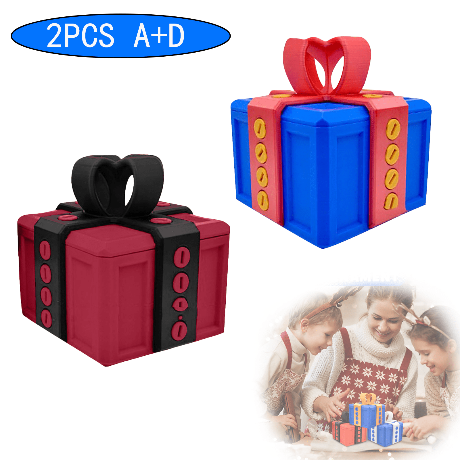 Annoying Gift Box 3D Printed Gift Box Gag Gift Box with Screws Puzzle ...
