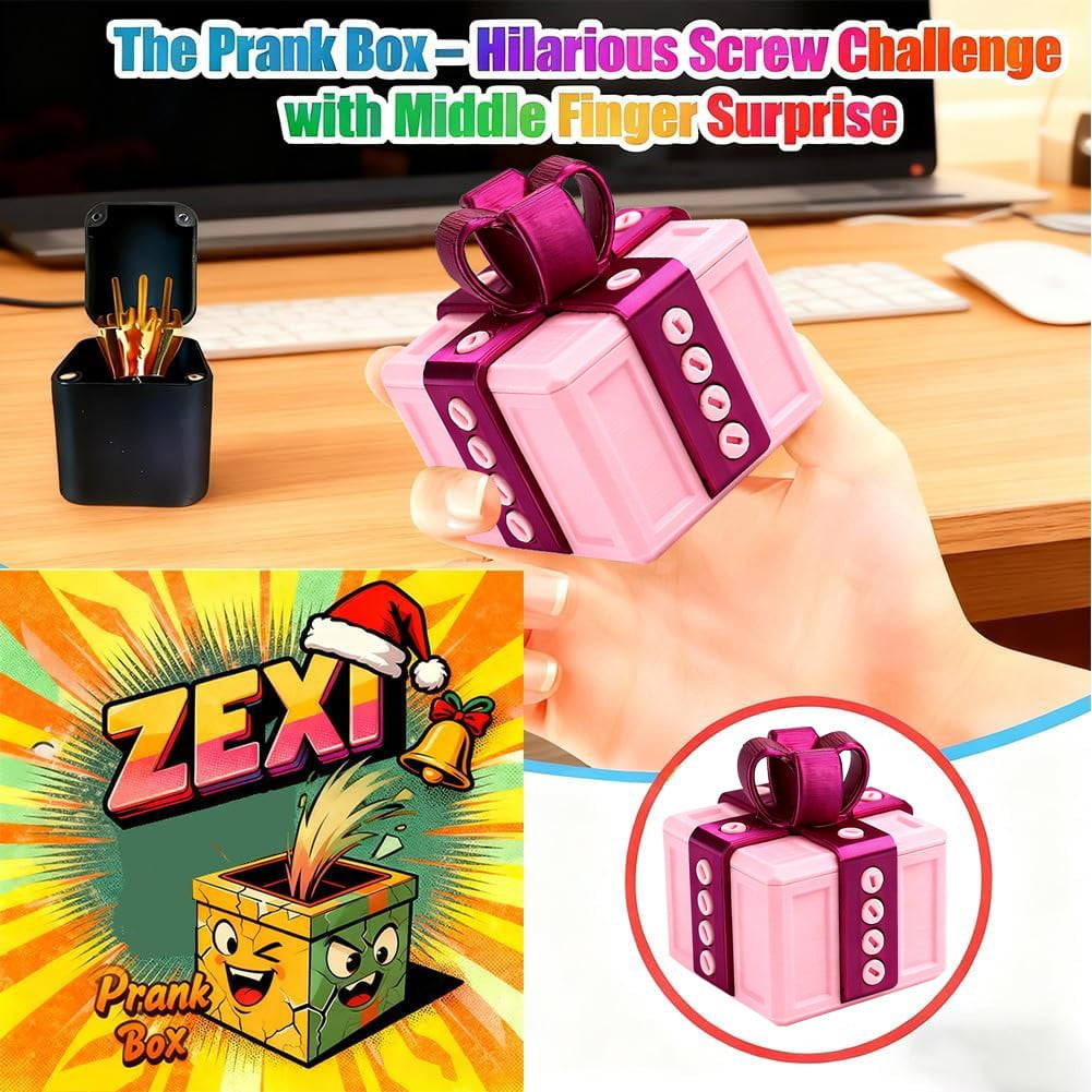 The Annoying Gift Box,The Annoying Present, Unique 3D Printed Design ...