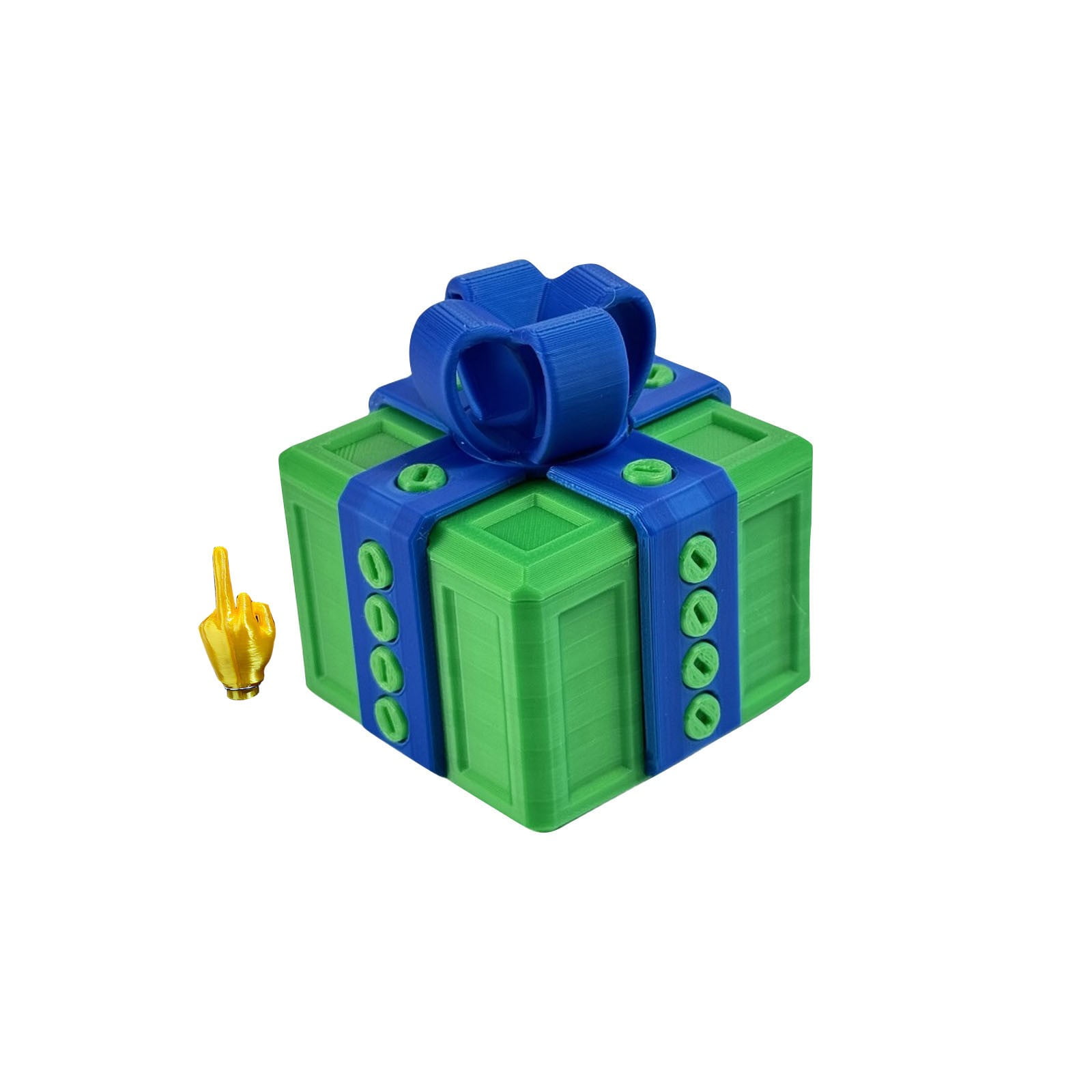 Annoying Gift Box with Screws,Includes Finger Box Inside,Prank Pop-up ...