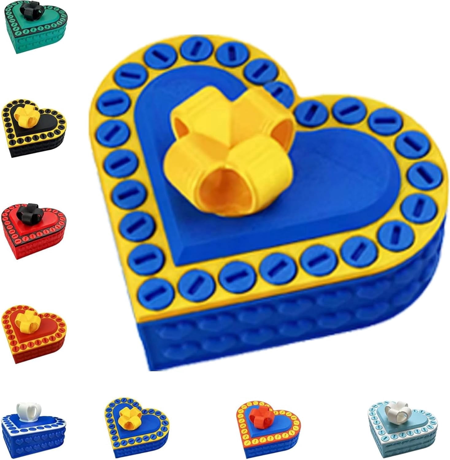 Annoying Heart Gift Box with Screws - Prank Present Box for Valentine's ...